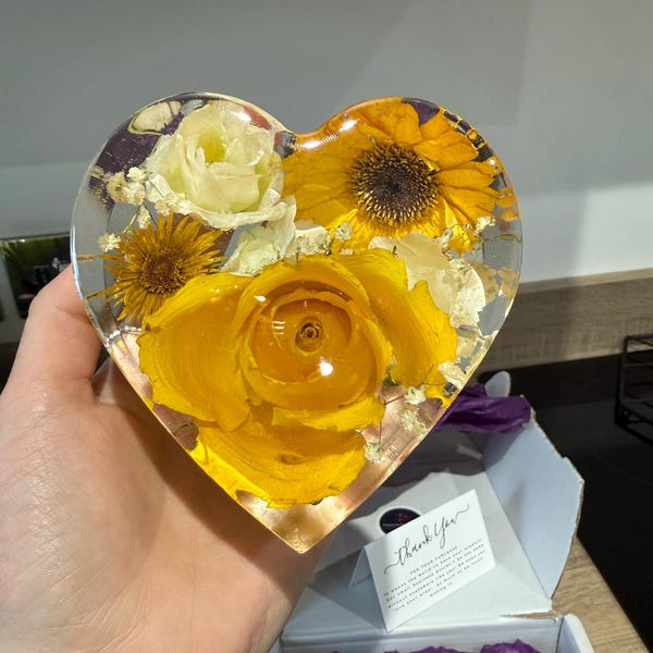 Upright Heart Sizes, Wedding Keepsake, Flower Preservation, Wedding ...