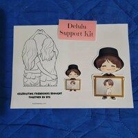 Cooky Military BTS Vinyl Waterpoof Sticker Jk Jungkook Hobihearteu Shop ...