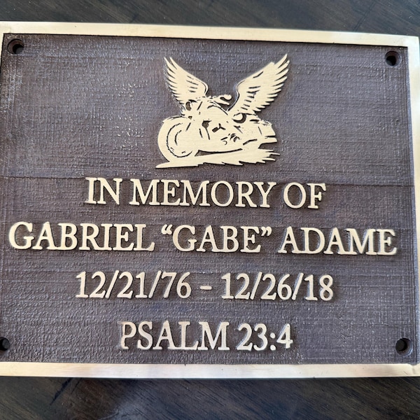 Custom Bronze Plaque and Signs– Bronze Anniversary Gifts, Unique Gift ...