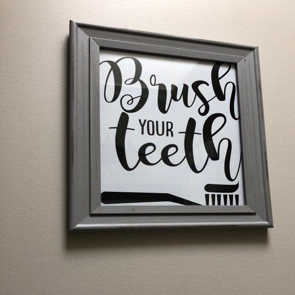 Bathroom SVG - Brush Your Teeth SVG - Bathroom Art SVG - Circuit Svg ...
