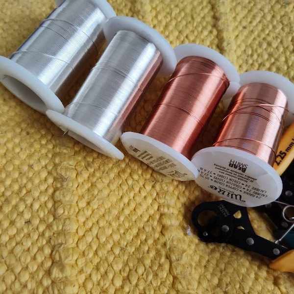 Beadsmith Wire: Gold, Silver, and Copper Wire Lacquered Tarnish ...