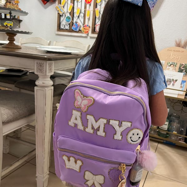 Clear Custom Backpack With Patches: Add a Personal Touch to This ...