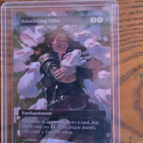 Smothering Tithe Premium Proxy - Bunnies! / Custom Proxies / Commander Cards // EDH/CEDH - Etsy