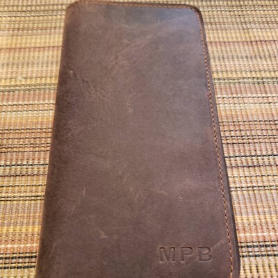 Slim Checkbook Cover. Personalized Checkbook Wallet. Checkbook Holder ...