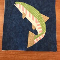Rainbow Trout Paper-piecing Quilt Pattern, PDF - Etsy Canada