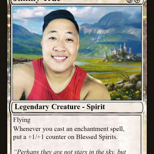 Personalized Pet Magic the Gathering Foil Land - Etsy