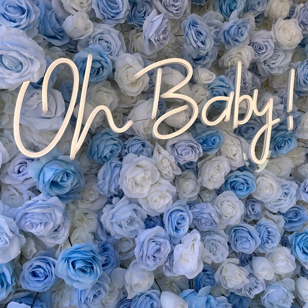 Oh Baby Neon Sign Custom Wall Decor, Led Sign Personalized Gifts for ...