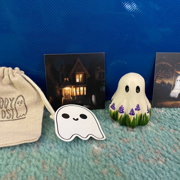 Serpent Ghost! Snake Love. Handmade Ghost Figure With Black and Gold ...