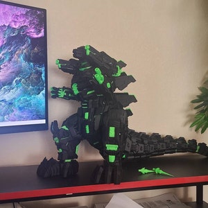 Mecha Godzilla Articulated 3D Print - Etsy