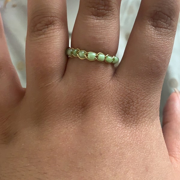 Braided Ring || Wire Rings, Handmade Jewelry - Etsy