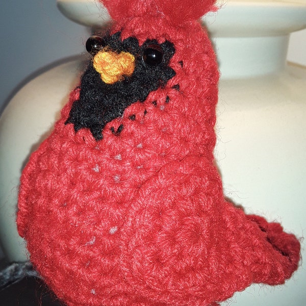 Lifelike Cardinal Bird Crochet Pattern - Etsy