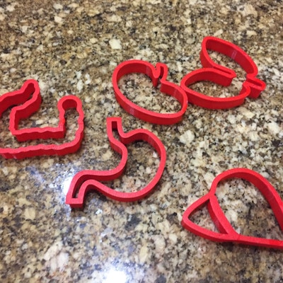 SUPER Human Anatomy Organs Cookie Cutter Set - Etsy