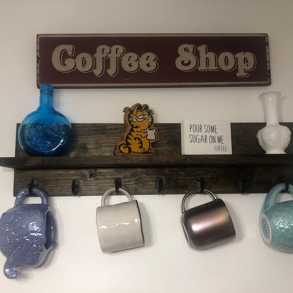 Coffee Shop Sign, Coffee Lover, Coffee Gift, Coffee Decor, Coffee Bar ...