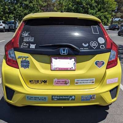 Hot Girls Have IBS Bumper Sticker Gen Z Funny Pink Cute Car - Etsy