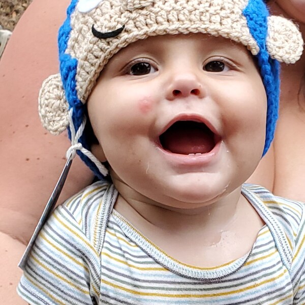 Gil Bubble Guppies, Gil Bubble Guppies Hat, Gil Crochet Hat, Gil ...