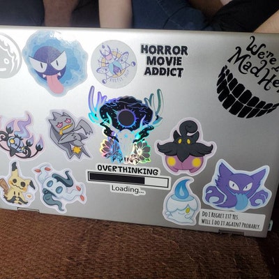 Overthinking Sticker Always Overthinking Laptop Sticker - Etsy