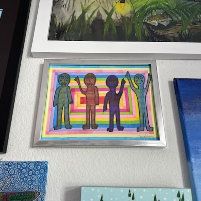 Zine A6 an Art Poetry Book A Poetry Zine. Outsider Art Brut. Jay ...