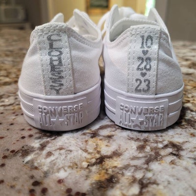 Iron on Decals for Rear Seam of Converse Shoes. DIY Customize With a ...