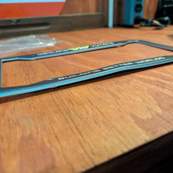 Black Mesa License Plate Frame, Gamer License Plate Holder, Game Car ...