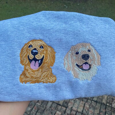 Golden Retriever Dog Embroidery Pattern, Machine Embroidery Designs ...