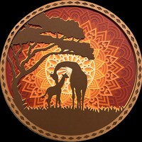 Layered Herz Bee Art svg Layered Mandala svg Honig herz svg Biene decor ...