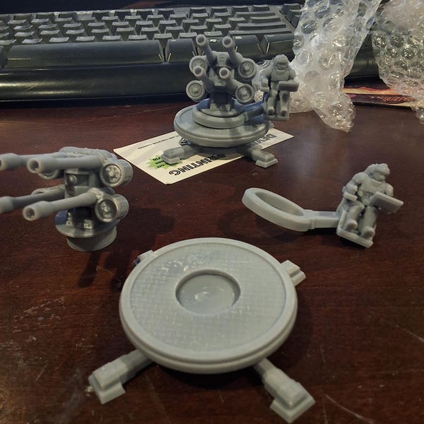 Colossus Heavy Artillery Mech Warrior Vesper Project 28mm/32mm/45mm ...