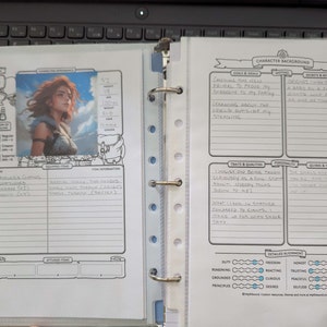 Dnd 5e Druid Wild Shapes: A4 Character Sheet PDF Compatible With Fifth ...