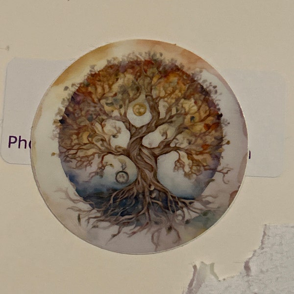 Rainbow Tree of Life Decal, Celtic Knot Tree Chakra Vinyl Sticker ...