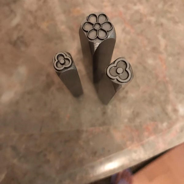 CROSS Metal Punch Stamp Steel Punches Jewelry Metal, Leather Stamping ...