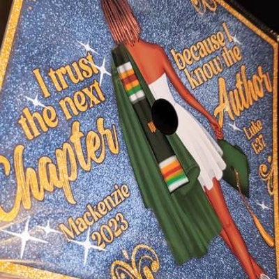 Personalized Graduation Cap Topper Motivational Quote Grad - Etsy