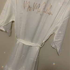 Bride Robe Personalized Bride Gift Bridal Shower Gift Unique - Etsy