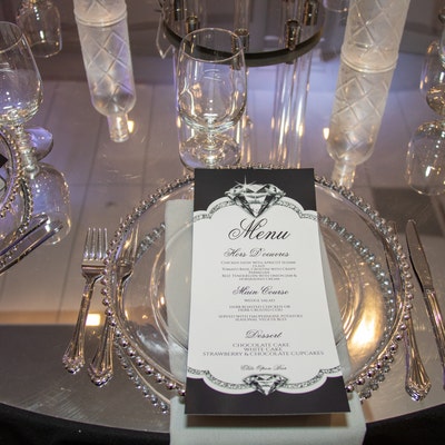 Royal Blue Gold Prince Menu Blue Gold Baby Shower Menu - Etsy