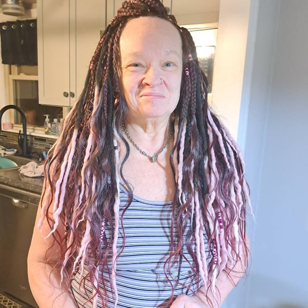 Hair Wrap Extension, Fairy Lock Dread Wrap - Etsy