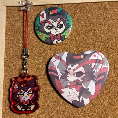 Noctyx Vtuber Buttons - Etsy