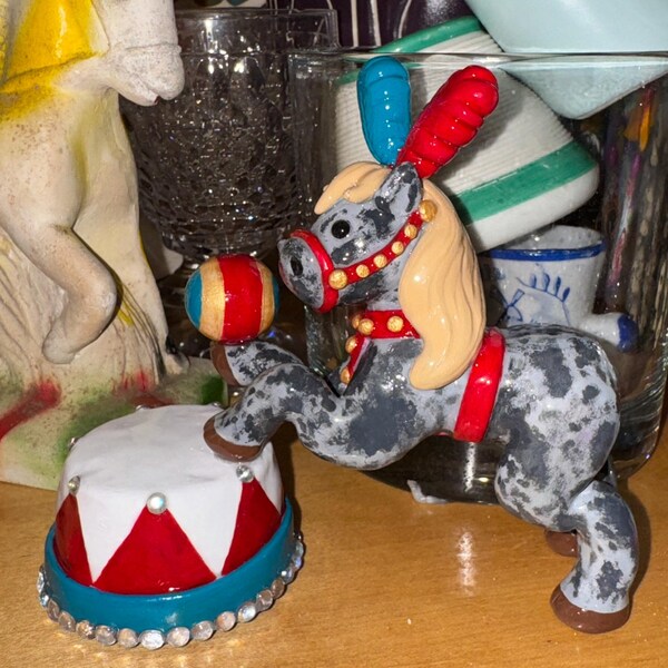 Sad Sprout Panda Polymer Clay Figurine//sculpture//desk Buddy - Etsy