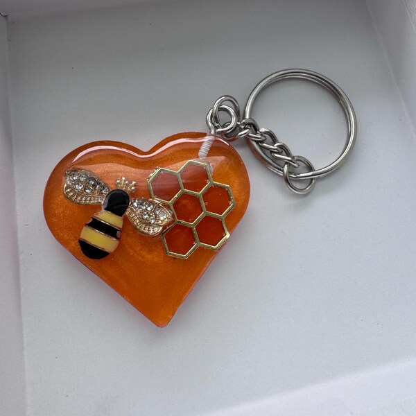Handmade Epoxy Resin Keychain With Airplane Flying Through Clouds ...