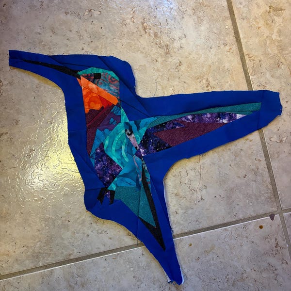 Ruby-throated Hummingbird FPP--2 Sizes Included--paper Piecing Quilt ...