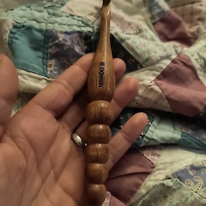 Chess Ergonomic Wood Crochet Hooks, Sizes 1m to 10mm, Ethically ...
