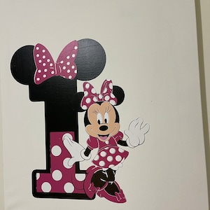 Birthday Minnie Mouse Svg Cupcake Toppers Cupcake Pick 2nd - Etsy