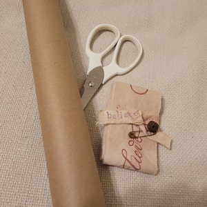 Just Because Hand Stamped Ribbon Trim 1 Inch X 1 Yard Hand - Etsy