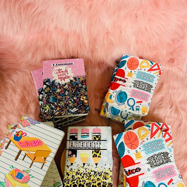 Hardboard Sublimation 8x10 Notebook Paper Teacher Sublimation Design ...