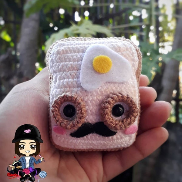 Crochet Toast PATTERN, Amigurumi Toast Pattern Pdf Tutorial - CLARA the ...