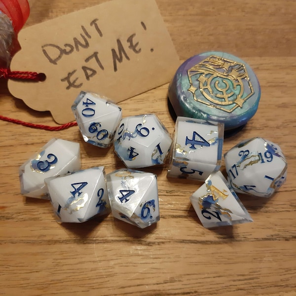 Sakura Dream. OVERSIZED D20. 30mm Face to Face Chonk. Liquid Core ...