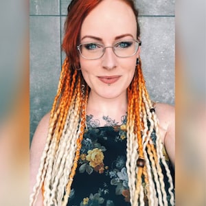 Indigo Goddess Accent Set of Wool Dreadlocks - Etsy