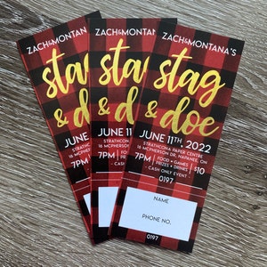 Stag & Doe Ticket Simple Arrow and Heart Design | Etsy Canada