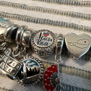 Pandora Charm Holland Windmill Bead Charm Travel Button S925 - Etsy