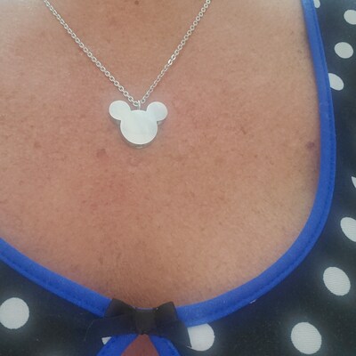 FIKA Mickey Mouse Cremation Ashes Remembrance Urn Pendant Necklace ...