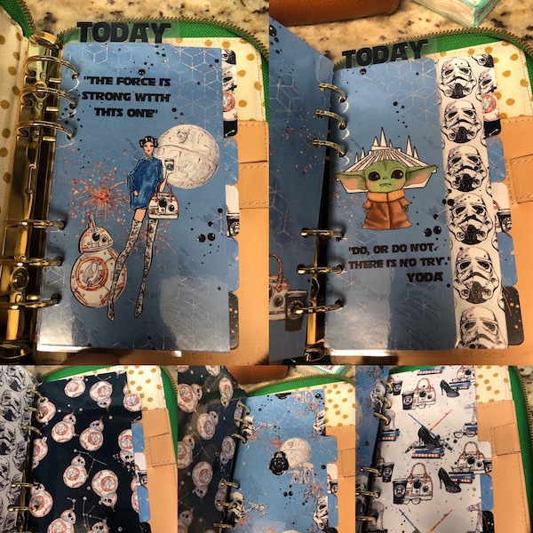 Star Wars Planner Dividers. Available for Pocket, Personal, Foxy Fix ...