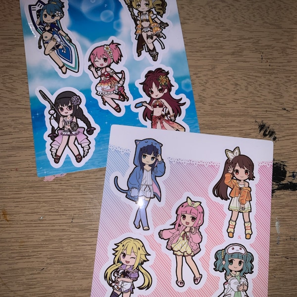 Madoka Magica & Magia Record Vinyl Sticker Sheets - for Laptop Car ...
