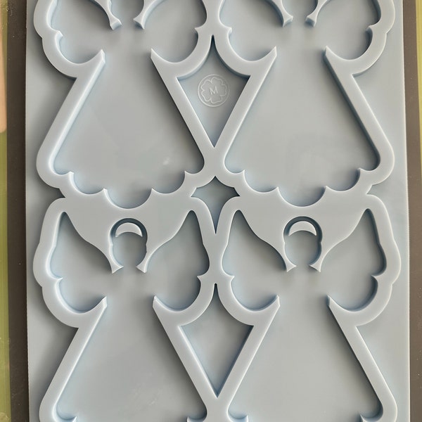 Silicone Christmas Angels Mold - 2x (large) - Etsy